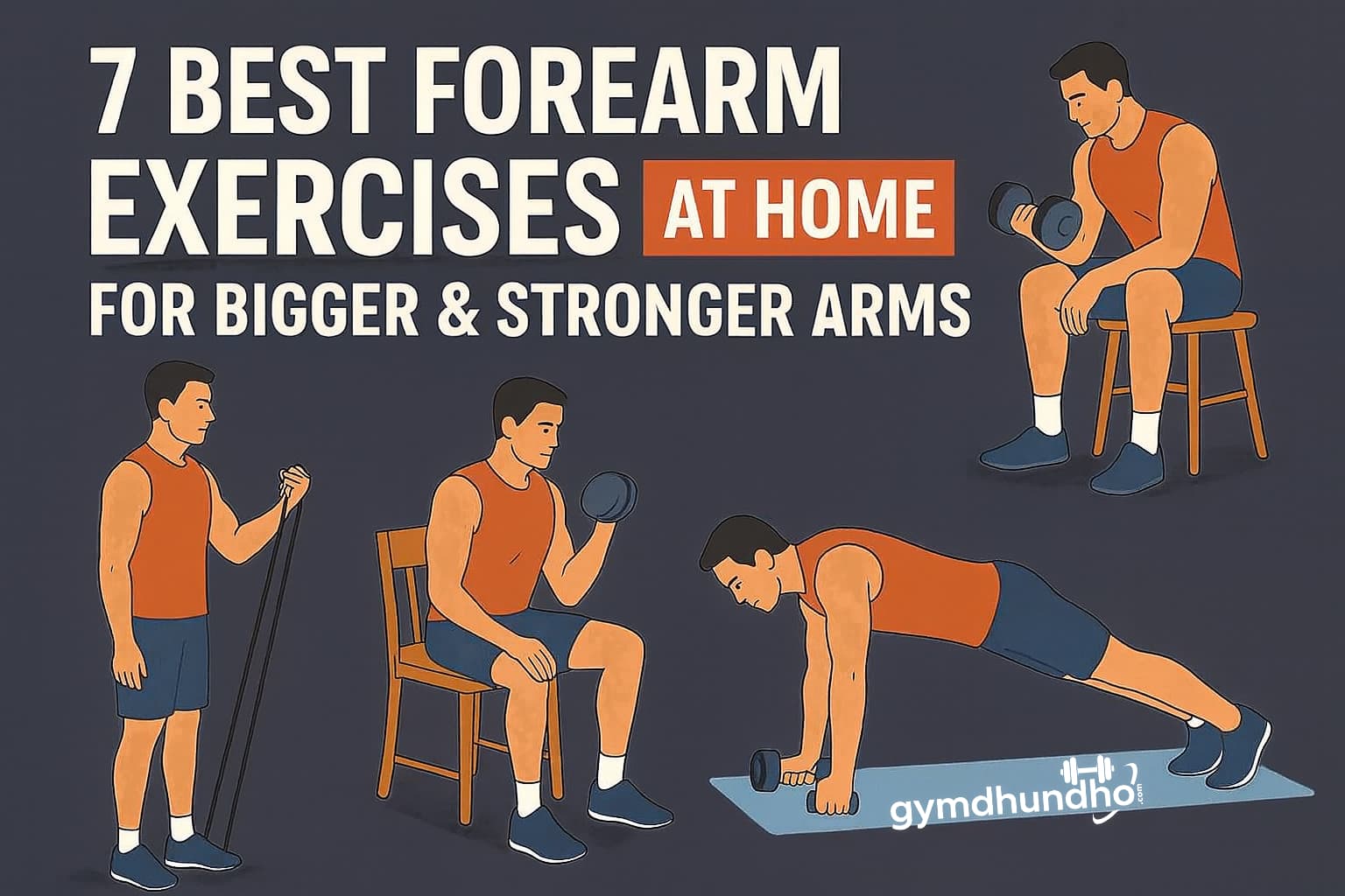 7 Best Forearm Exercises at Home for Bigger & Stronger Arms